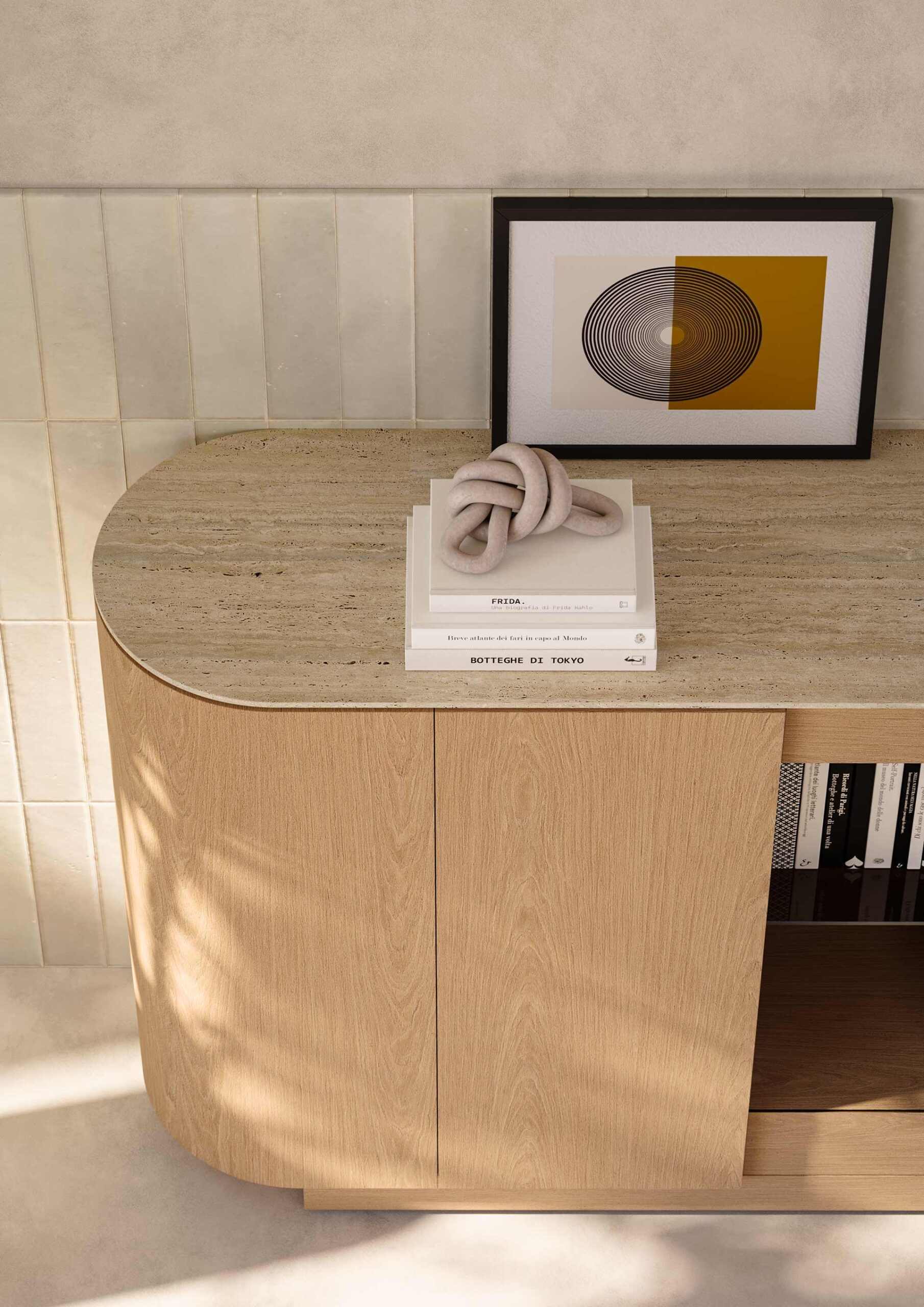 Dea - Office Desk | sleek lines and sinuous shapes - Prof Office