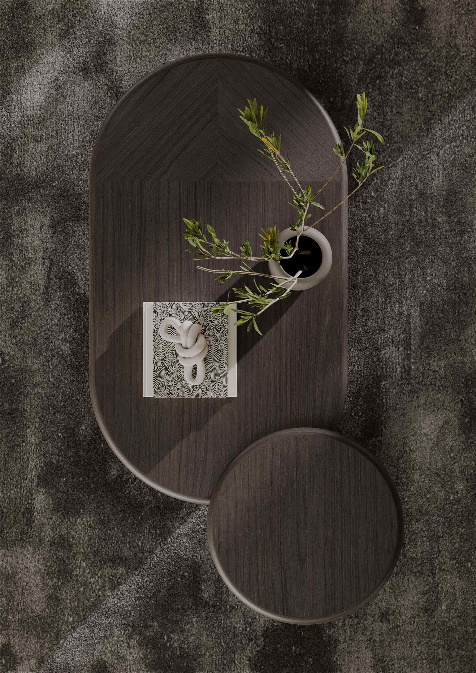 Dea - Office Desk | sleek lines and sinuous shapes - Prof Office